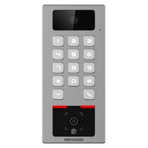 Hikvision Ip Standalone Intercom And Access Keypad Prox Qr Code Terminal — Adk Security