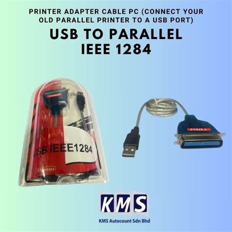 USB To Parallel IEEE 1284 Printer Adapter Cable PC Connect Your Old Parallel Printer To A USB