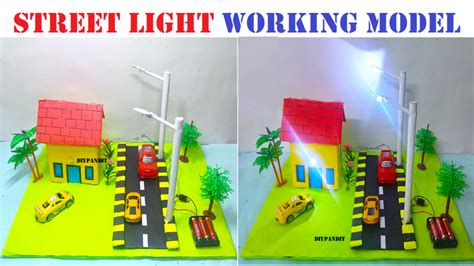 Street Light Working Model Science Project And House Light Working Model Simple And Easy Diy
