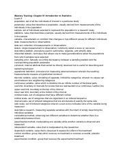 Chapter Introduction To Statistics Pdf Mastery Training Chapter Introduction To