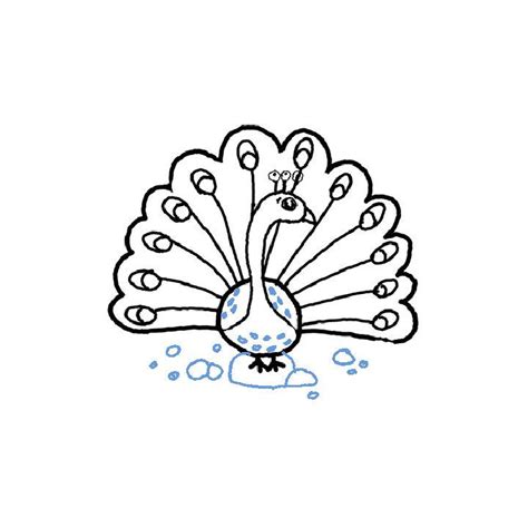 25 Easy Peacock Drawing Ideas How To Draw Peacock