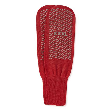 Double Tread Patient Slippers Red Bariatric 48 Cs Mdtps4b07fpr Ca