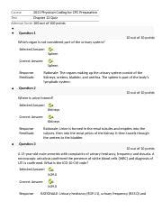 AAPC CPC CH QUIZ Docx Course Physician Coding For CPC Preparation Test Chapter