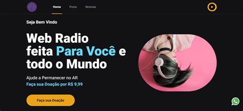 GitHub AgnaldoCordeiro Web Radio Radio Web Post E Donate