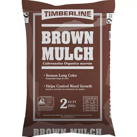 Timberline 2 Cu Ft Dyed Brown Shredded Hardwood Mulch True Value