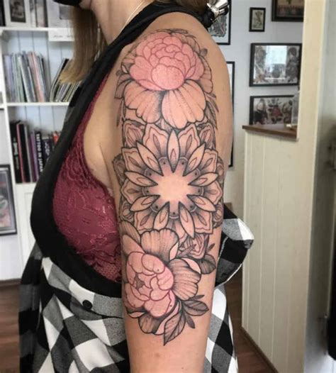 Flower Upper Arm Tattoo Designs Best Flower Site