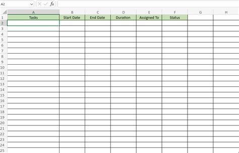 Creating A Project Plan In Excel Step By Step Guide