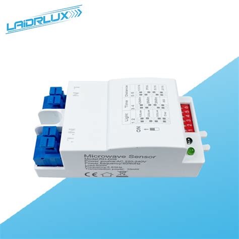 Ac220v Hf 5 8ghz Microwave Sensor Switch Doppler Radar Motion Sensor Module Microwave Motion