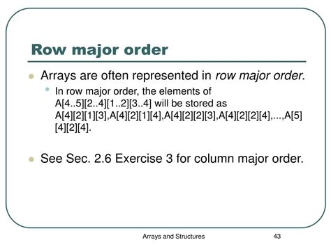Ppt Arrays And Structures Powerpoint Presentation Free Download Id