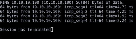 Ping Remote Virtual Host