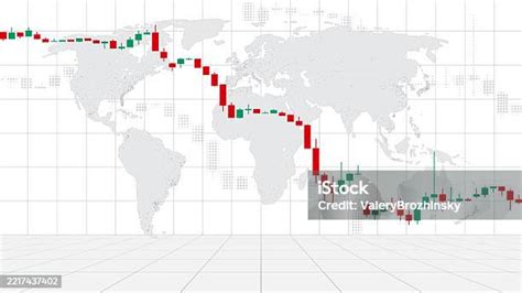 주식 시장 거래 차트 추상적 인 금융 스케치 배경 세계지도 금융 시장 하락 일본 촛대 투자 개념 경제 동향 비즈니스의 배경 벡터 0명에 대한 스톡 벡터 아트 및 기타 이미지