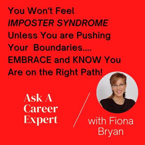Fiona Bryan ♦ Career Expert On Linkedin Impostersyndrome