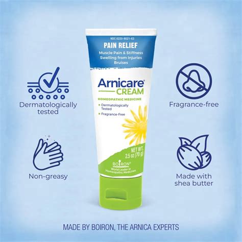 Arnicare® Cream For Muscle Pain Relief Boiron Usa
