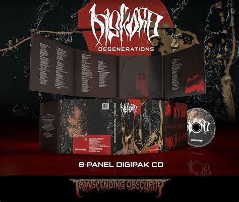 Diskord Degenerations 8 Panel Digipak Cd Transcending Obscurity