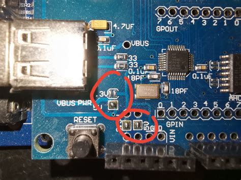 USB Host Shield Printed Droid