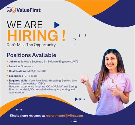 Kiranjeet Kour On Linkedin Hiring Software Engineers Java With 2 6 Years Of Exp Job Location