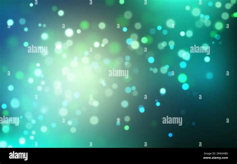 Nature Green Bokeh Soft Light Abstract Backgrounds Vector Eps 10 Illustration Bokeh Particles