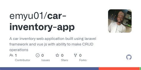 GitHub Emyu01 Car Inventory App A Car Inventory Web Application