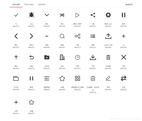 Unicode图标应用详解 Csdn博客