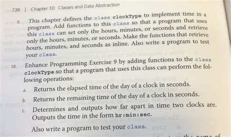 Solved 738 1 Chapter 10 Classes And Data Abstraction 9