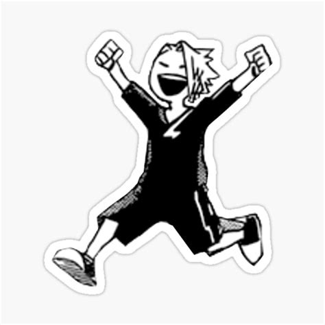 Denki Sticker For Sale By Corabee Redbubble