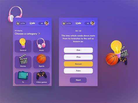 Quiz App Ui Design Gamification Ui Download Free Resource
