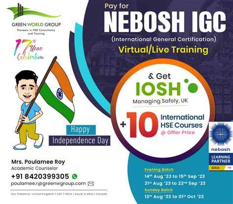 Elevate Your Career With Nebosh Igc Course In West Bengal R Nebosh
