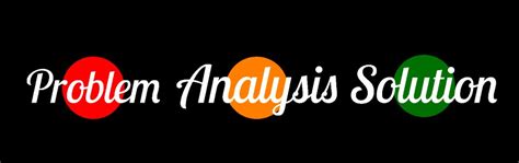 Problem Analysis Solution Free Digitally Made Illustrations On
