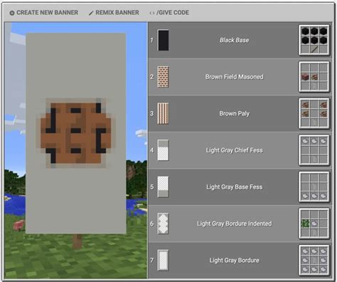 флаг с печенькой Minecraft Banner Designs Minecraft Banners