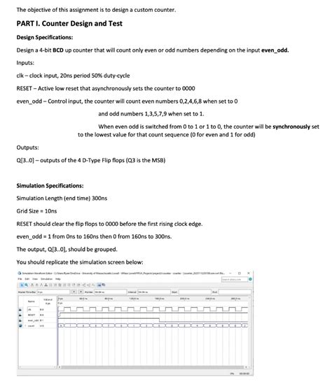 The Objective Of This Assignment Is To Design A Chegg Com