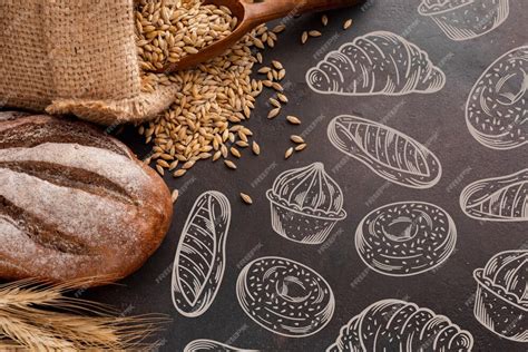 Free Vector Bakery Pattern Background