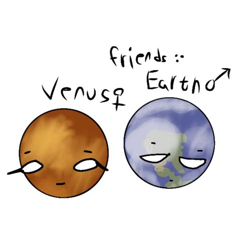 Venus And Earth Lazy Drawing Ngl By Hahaimindanger2 On Deviantart