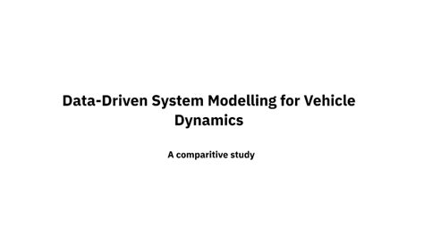 Data Driven System Identification By Ali Hadi On Prezi
