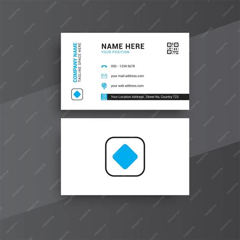 Premium Vector Creative Business Card Design High Quality And