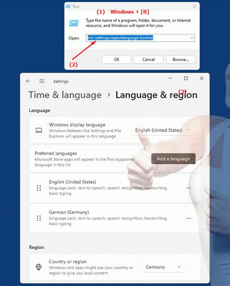 Regional Settings In Windows Language And Region For Korean
