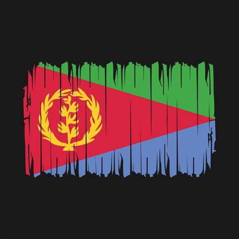 Eritrea Flag Brush Vector 20446523 Vector Art At Vecteezy
