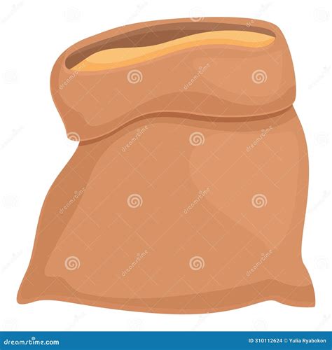 Grain Sack Production Icon Cartoon Vector Grain Mill Baking Stock Vector Illustration Of
