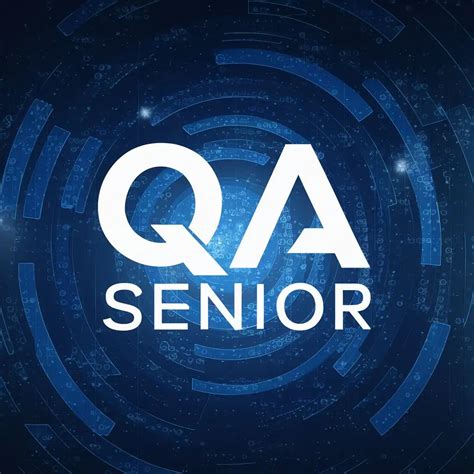 Logo Design For Qa Senior Modern Typography For The Technology Industry