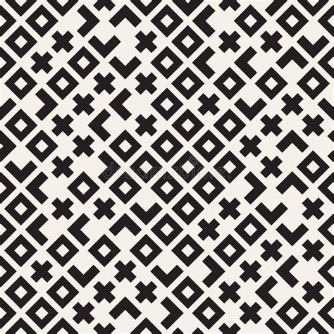 Vector Random Shapes Seamless Pattern Modern Stylish Irregular Texture Repeating Tiles With
