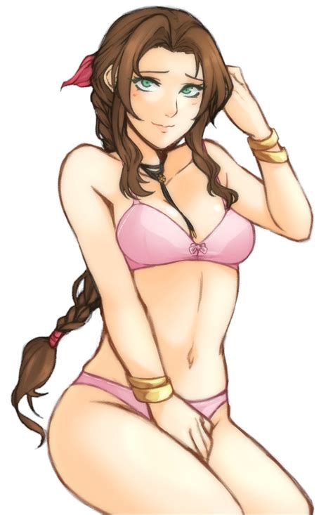 Aerith Gainsborough Final Fantasy And 1 More Drawn By Tridisart