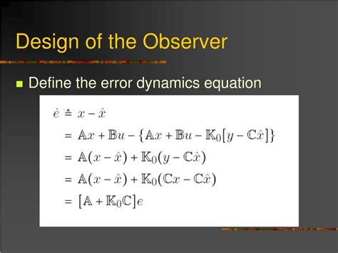 Ppt Full Order Observer Design Using Simulink Powerpoint Presentation Id281592