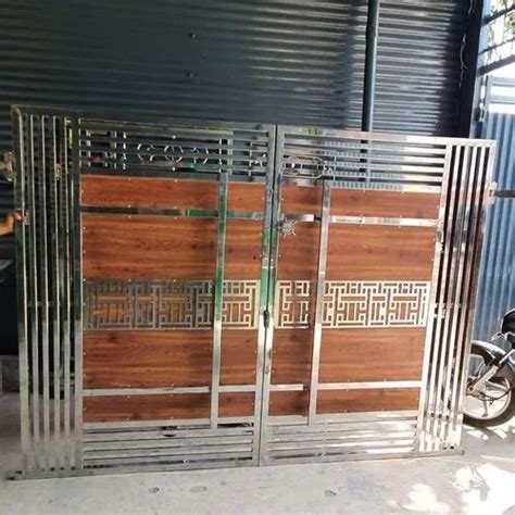 Stainless Steel Gate With Wpc At Rs 950square Feet Chennai Id