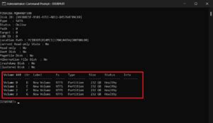 Fix BOOTREC Rebuild BCD System Cannot Find The Path Specified