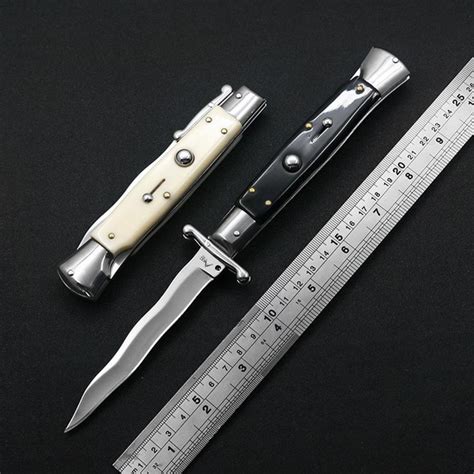 Edc Gear 10 Italian Mafia Akc Stiletto Quick Opening Switchblade