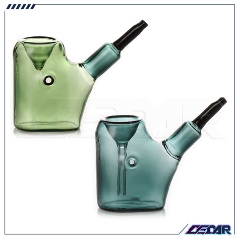 New Design 35 Inches High Glass Hand Pipe Bubbler Chillums Hookah