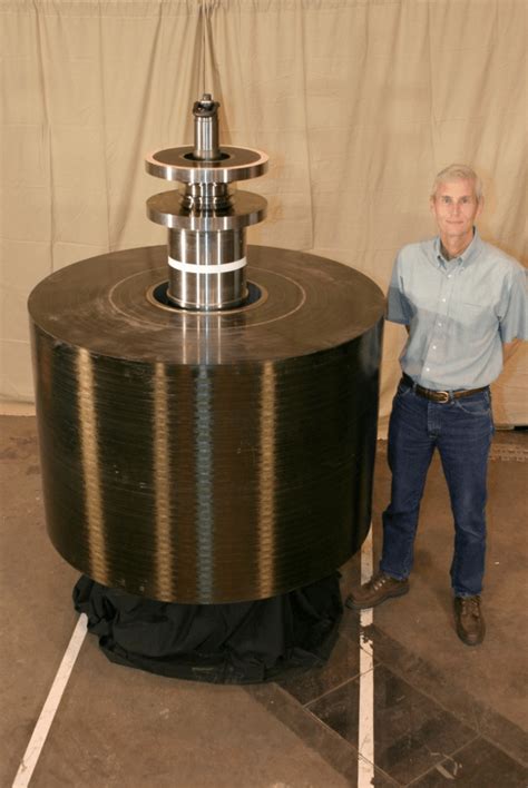 Example Composite Rotor Component For Large Energy Storage Flywheel