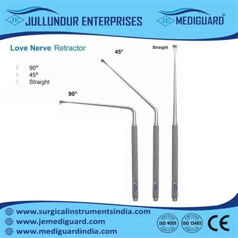 Retractors Stainless Steel Love Nerve Retractor Piece Size Dimension Standard At Best Price