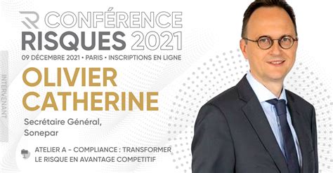 Olivier Catherine • ConfÉrence Risques