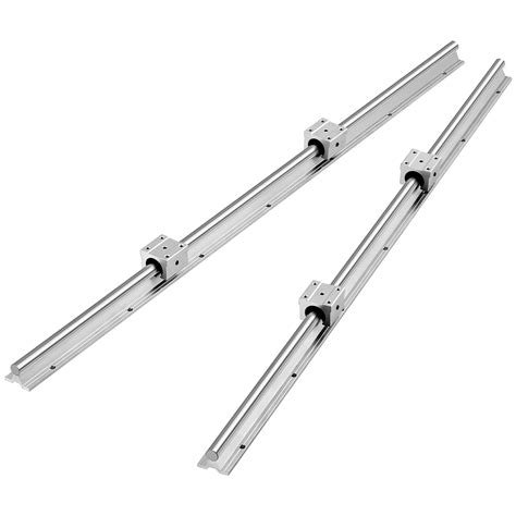 Round Rail Linear Guide Linear Rail Slide Sbr16 800mm 2 Pcs Linear