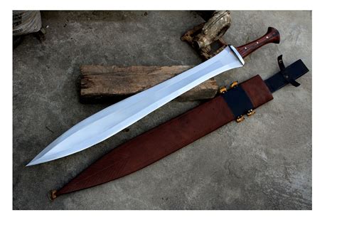 28 Inches Blade Large Xiphos Sword Greek Xiphos Hand Forged Etsy